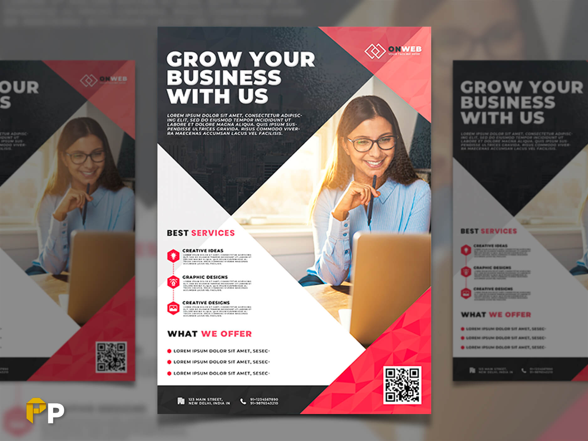 Business Flyer Free PSD Template - PrimePSD