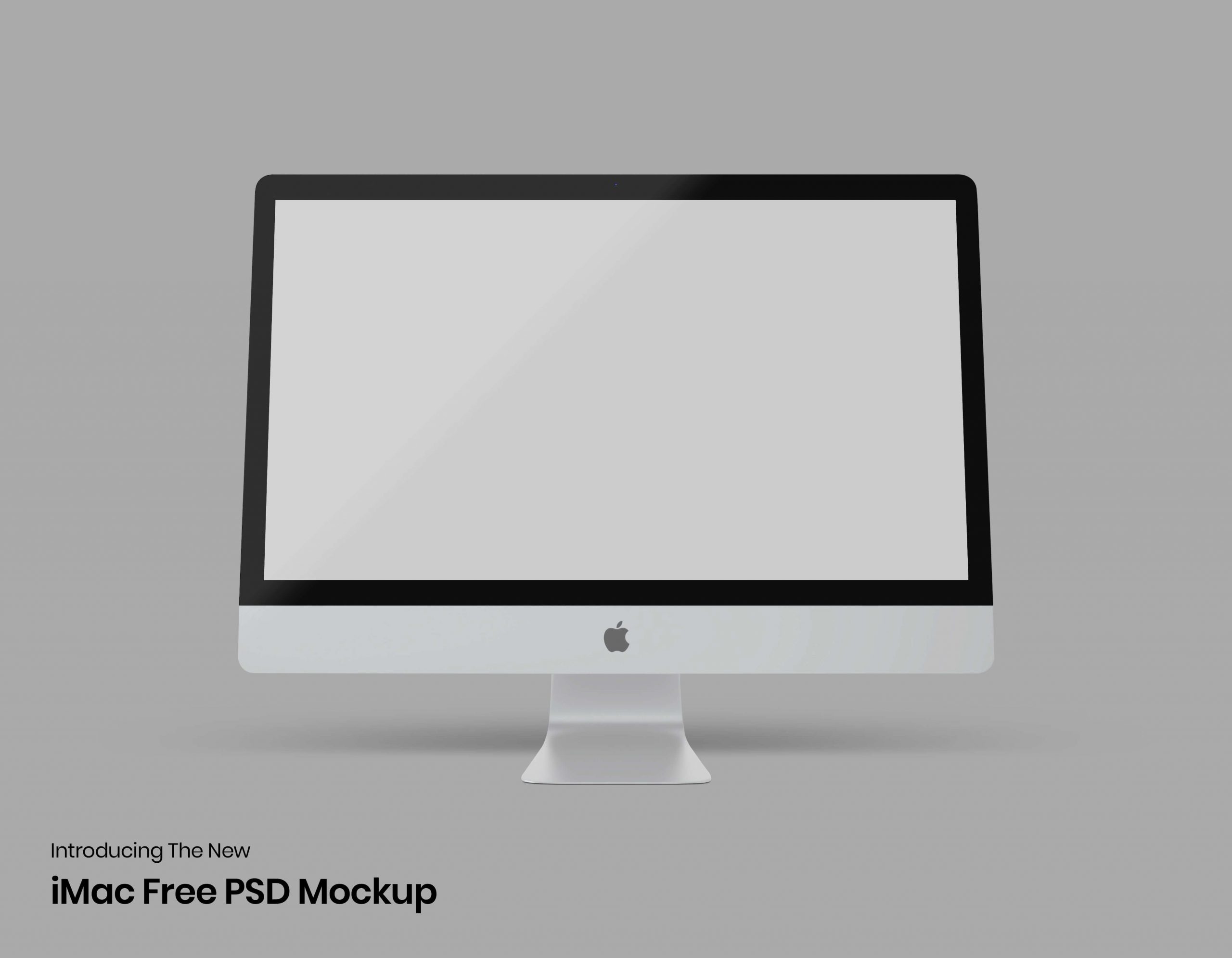 iMac Front View Mockup Get Free PSD - PrimePSD