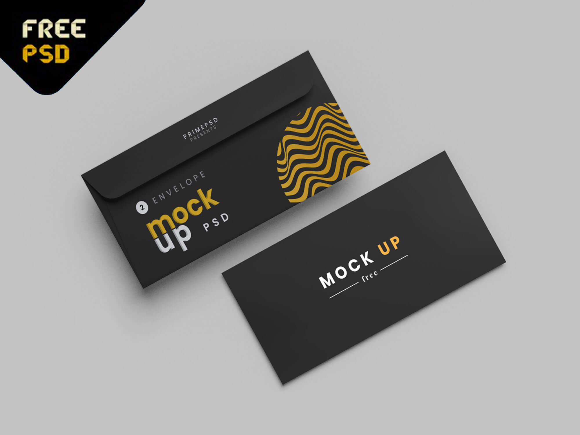 Envelope Mockup PSD - PrimePSD
