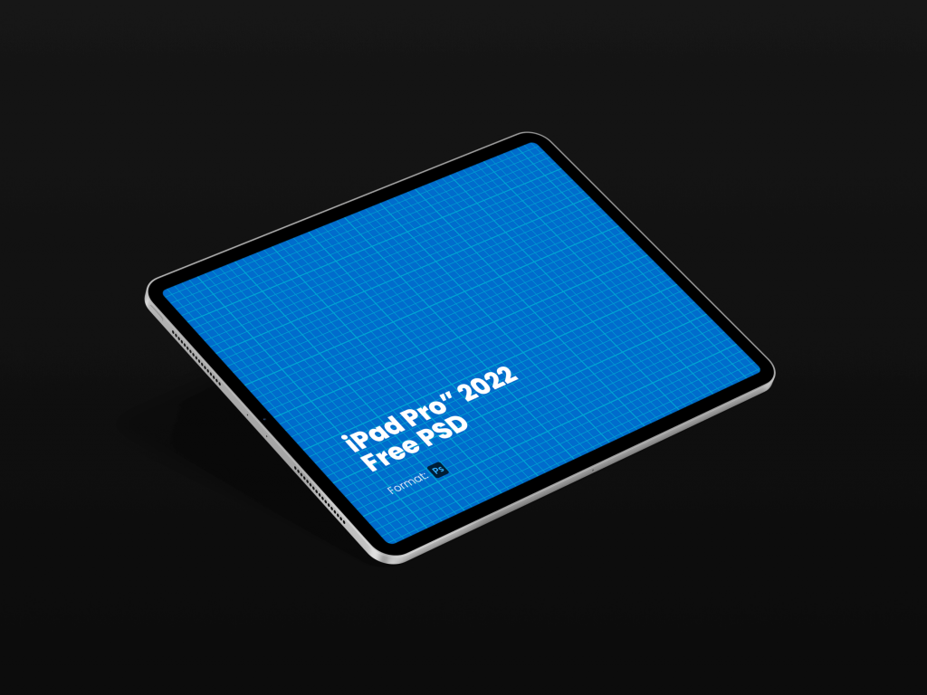 iPad Pro Perspective Mockup Free PSD - PrimePSD