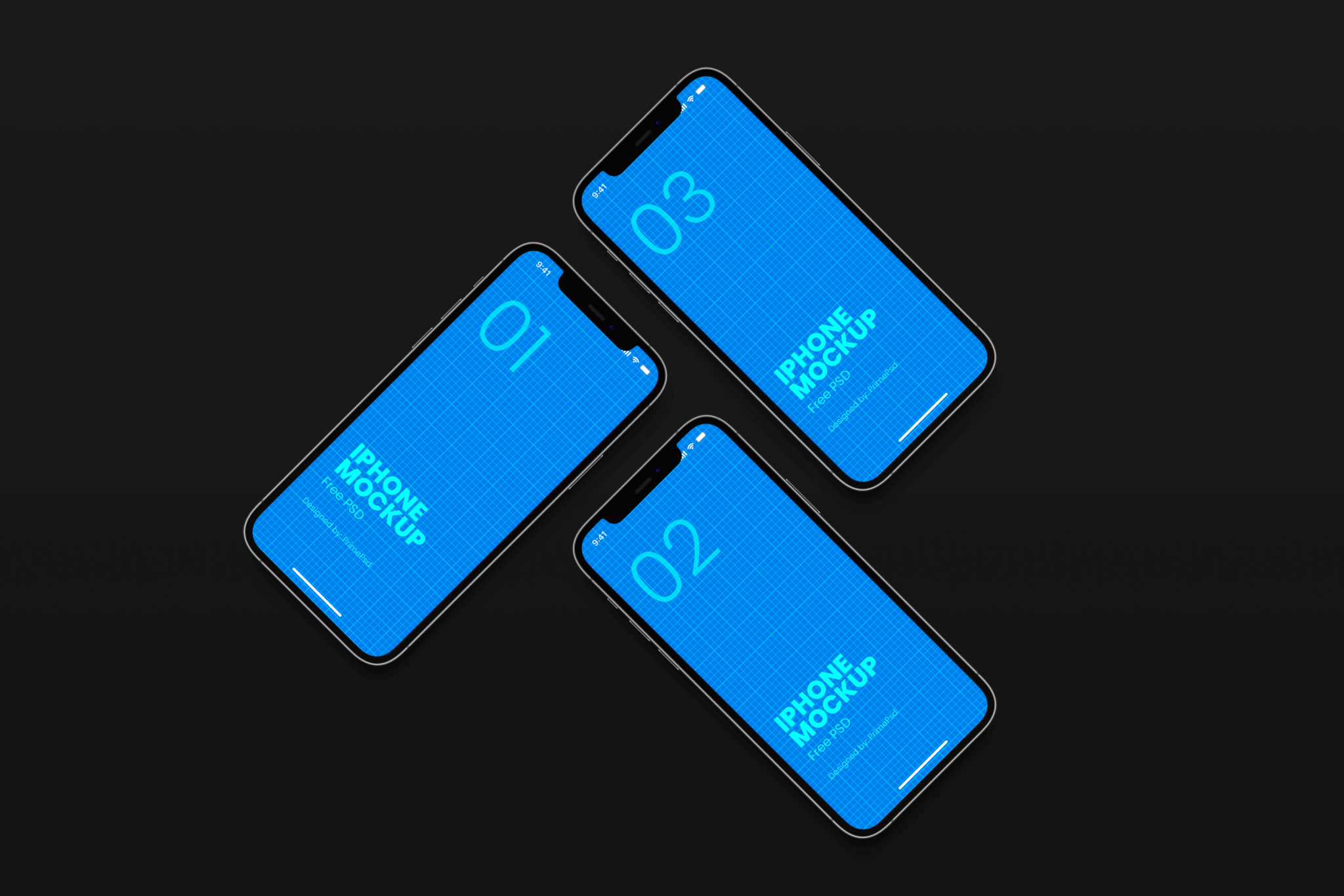 iPhone Mockup Free PSD - PrimePSD