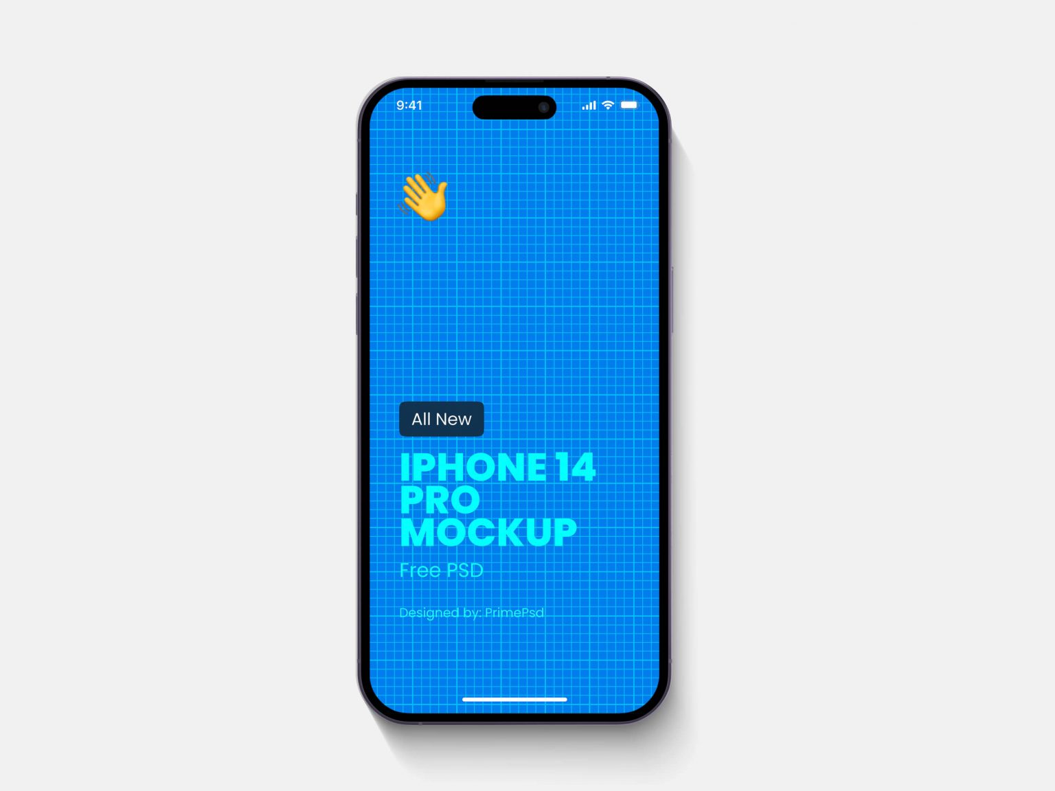 iPhone 14 Pro Mockup Free PSD - PrimePSD