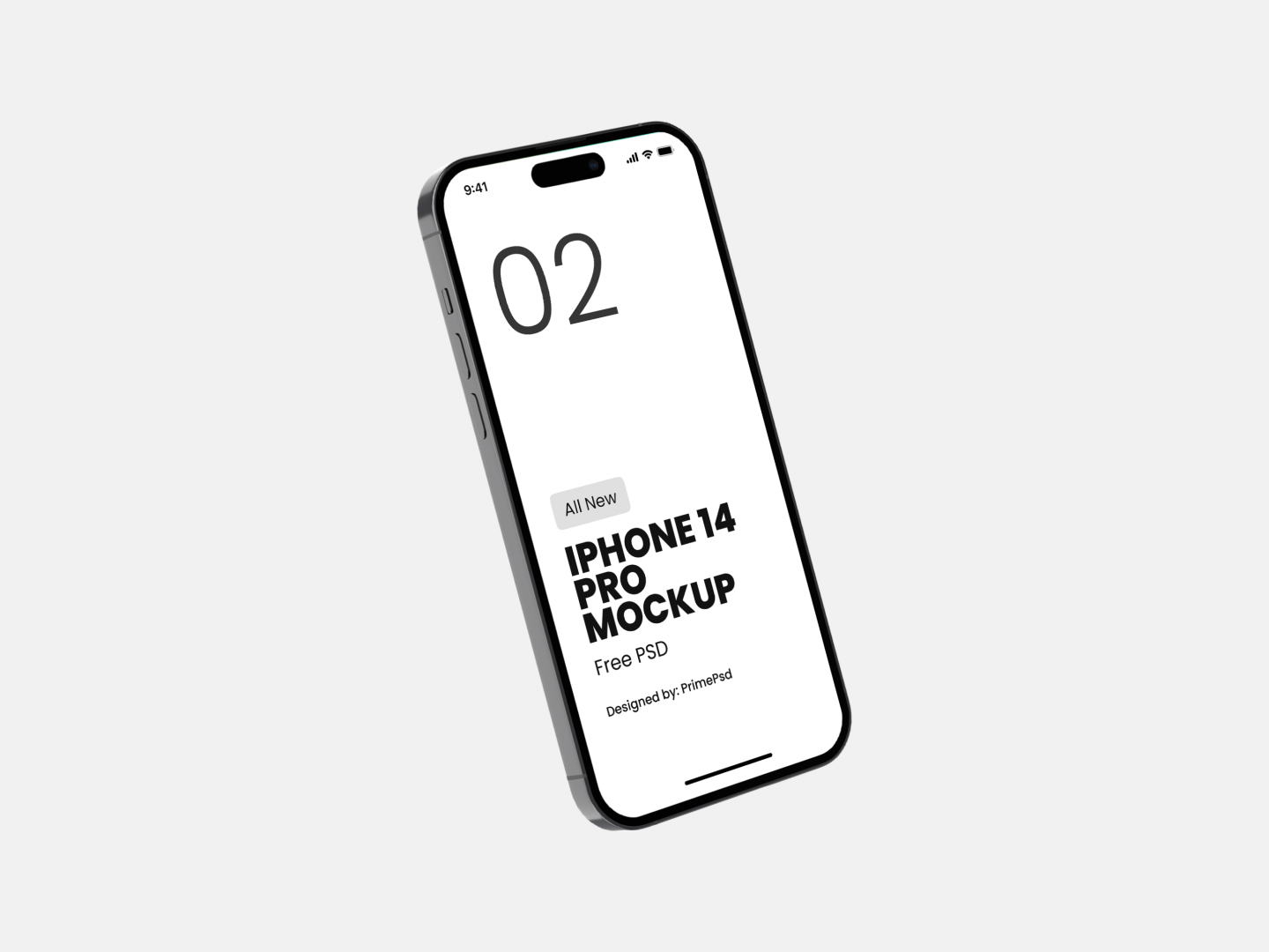 iPhone 14 Pro Mockup - PrimePSD